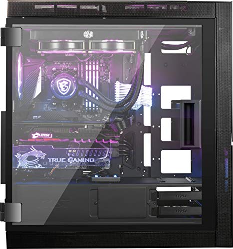 MSI MPG SEKIRA 500X Full Tower Gaming Computer Case (Black, 3X 200mm ARGB + 1x 200mm + 1x120mm ARGB Fans, 8 Channel ARGB Hub, USB Type-C, Tempered Glass, MSI Center, E-ATX, ATX, mATX, Mini-ITX)