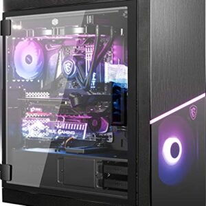 MSI MPG SEKIRA 500X Full Tower Gaming Computer Case (Black, 3X 200mm ARGB + 1x 200mm + 1x120mm ARGB Fans, 8 Channel ARGB Hub, USB Type-C, Tempered Glass, MSI Center, E-ATX, ATX, mATX, Mini-ITX)