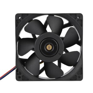 Tosuny Standard Case Fan, Cooling Fan DC 12V 5.0A 7500RPM Ultra Quiet Computer Cooling Fan Replacement 4 Pin Connector for Antminer S7 S9