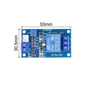 uxcell Photosensitive Sensor Module Light Intensity Detection with Wire DC 12V