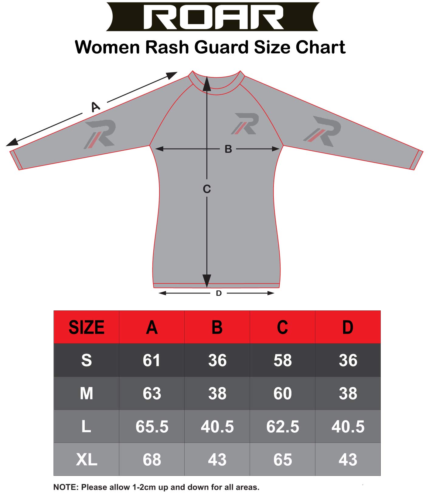 ROAR MMA Grappling Rash Guard BJJ Training No Gi UFC Fight Gear Long Sleeve Shirt (Small, Black)