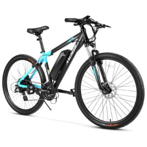 speedrid 27.5" electric bike for adults, 48v 350w/500w electric mountain bike/electric commuting bike with removable 480ah battery, professional 21/24 speed gears