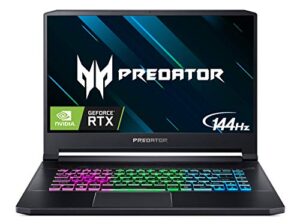 acer predator triton 500 thin & light gaming laptop, intel core i7-9750h, geforce rtx 2070 max-q, 15.6" full hd 144hz 3ms ips display, 16gb ddr4, 512gb pcie nvme ssd, rgb kb, pt515-51-7746