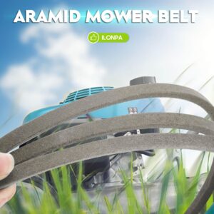 Lawn Mower Transmission Drive Belt Fits for Cub Cadet MTD 754-0467 754-0467A 954-0467 954-0467A Toro 112-0301 90 1/2 x 5/8, Made with Aramid Cord