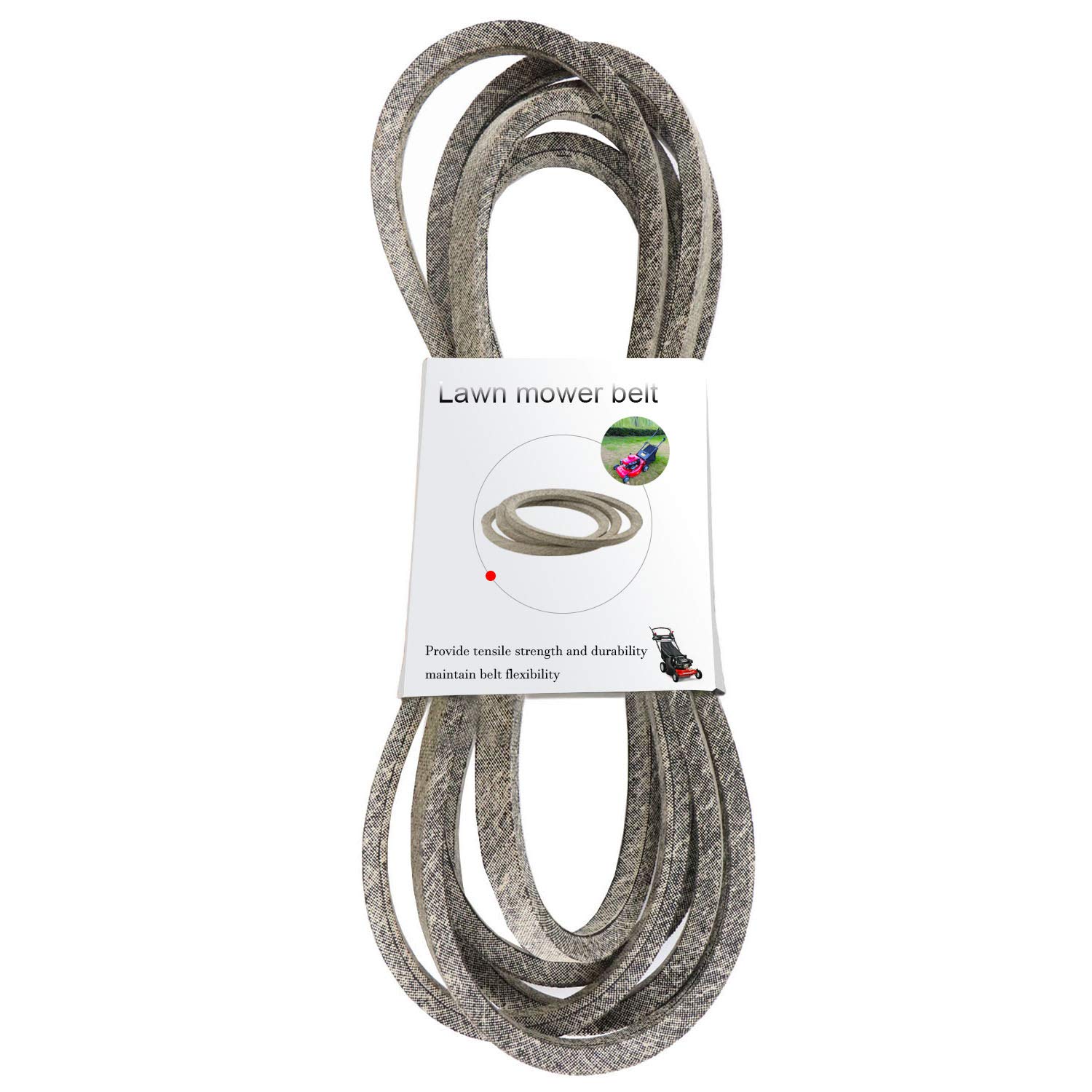 Dibanyou Mower Deck Belt Made with Aramid Cord Fit for Ariens 21546382 AYP Husqvarna 196103 53219610 532196103 587686701 Craftsman 33155 Ferris 5023297 5/8"x 147.5"