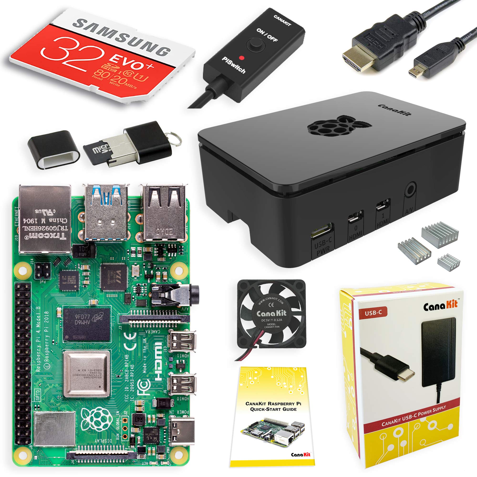 CanaKit Raspberry Pi 4 Starter Kit - 2GB RAM