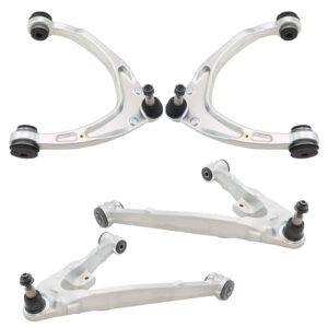 trq front upper & lower aluminum control arm ball joint 4 piece kit set for chevy silverado/gmc sierra/chevy tahoe/suburban/yukon new