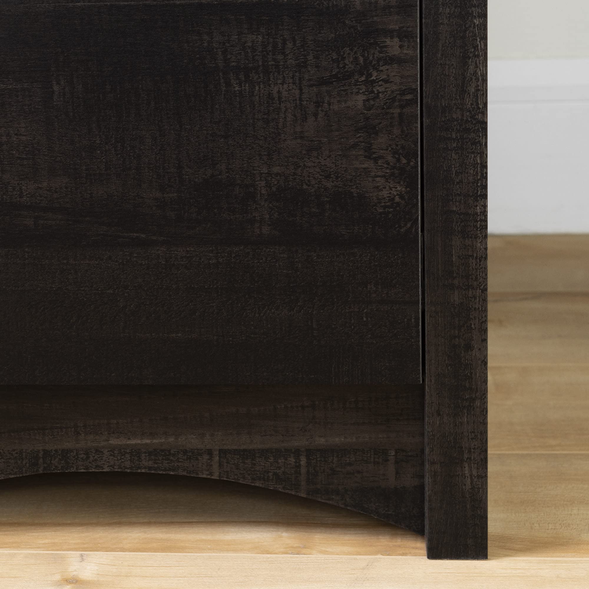 South Shore Gascony Desk-Rubbed Black