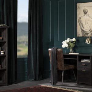 South Shore Gascony Desk-Rubbed Black