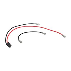 alveytech 24 volt battery wiring harness kit - insulated battery terminal wire harness with 2-prong connector, replacement batteries parts for schwinn, gt, izip, ezip & mongoose electric scooters