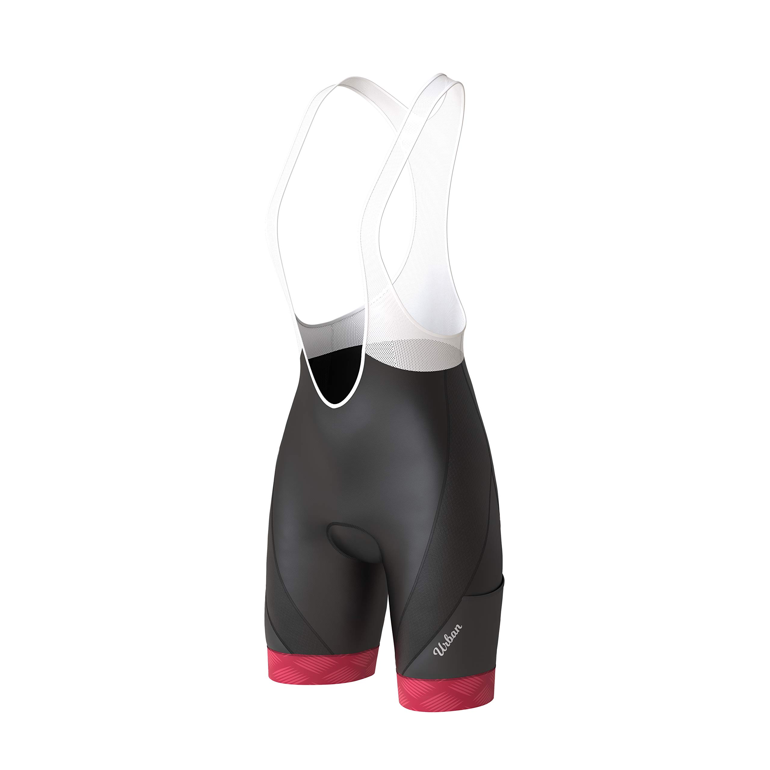 Women's Pro Series Cycling Short Sleeve Jersey, Bib Shorts, or Kit Bundle (Red Bib Shorts Only, Medium)