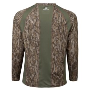 Mossy Oak Standard Men Lightweight Camo Shirts Hunting, Bottomland, Medium