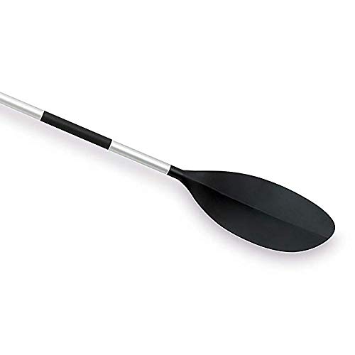 INTEX 69629E 86" Kayak Paddle: Ribbed Spoon Shaped Blades – Durable Lightweight Shaft – Comfortable Grips – 3-Position Feather Adjustability – TUV RL Approved