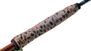 it set you free outdoors fly rod wrap - brown trout - fits most