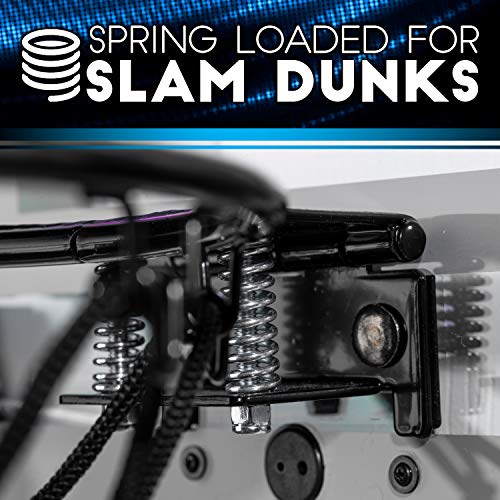 Franklin Sports Over The Door Mini LED Scoring Basketball Hoop - Slam Dunk Approved - Shatter Resistant - Accessories Included 17.75" x 12"