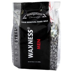 waxness wax necessities barbero grooming hard wax steel for men 1.1 pounds