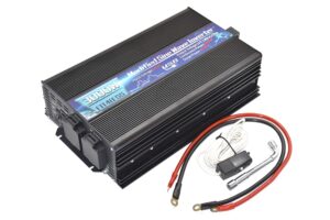 3000w output power inverter with dual sockets and usb, modified sine wave, input dc12v or dc 24v output 110v 60hz. (24v)