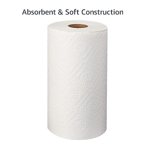 AmazonCommercial 2-Ply White Adapt-a-Size Kitchen Paper Towels, Rolls Individually Wrapped, FSC Certified, 4200 Sheets,140 Count (Pack of 30)