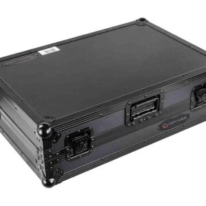 ODYSSEY FZGSPIDDJ8001BL Black Label Glide Style Controller Case Compatible with Pioneer Ddj-800, 1U Rack Space