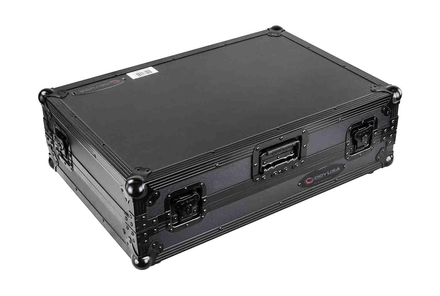 ODYSSEY FZGSPIDDJ8001BL Black Label Glide Style Controller Case Compatible with Pioneer Ddj-800, 1U Rack Space