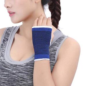 Luxxii 2 Pack - Wrist Palm Support Flexible Wrist Brace/Hand Support Compression Pad for Men and Women