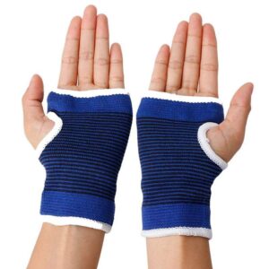 luxxii 2 pack - wrist palm support flexible wrist brace/hand support compression pad for men and women