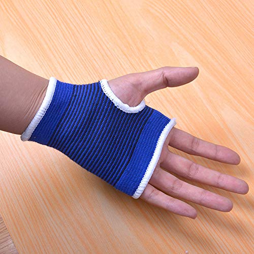 Luxxii 2 Pack - Wrist Palm Support Flexible Wrist Brace/Hand Support Compression Pad for Men and Women