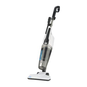 simplicity vacuums corded stick vacuum cleaner, powerful bagless vacuum for hardwood floors with two speeds, certified hepa filtration, s60 spiffy