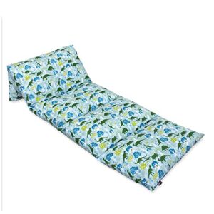 wildkin kids floor lounger: ideal for boys and girls, travel-friendly, perfect for sleepovers - pillow lounger for kids, requires standard size pillows not included (dinomite dinosaurs)