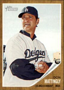 2011 topps heritage #217 don mattingly dodgers mg mlb baseball card nm-mt