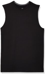 c9 champion mens sleeveless tech tee t shirt, ebony, medium us