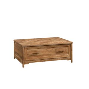 sauder coral cape coffee table, l: 42.44" x w: 29.25" x h: 16.50", sindoori mango finish