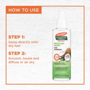 Palmer's Coconut Oil Formula Moisture Boost Curl Refresher Spray, 8.5 Ounce