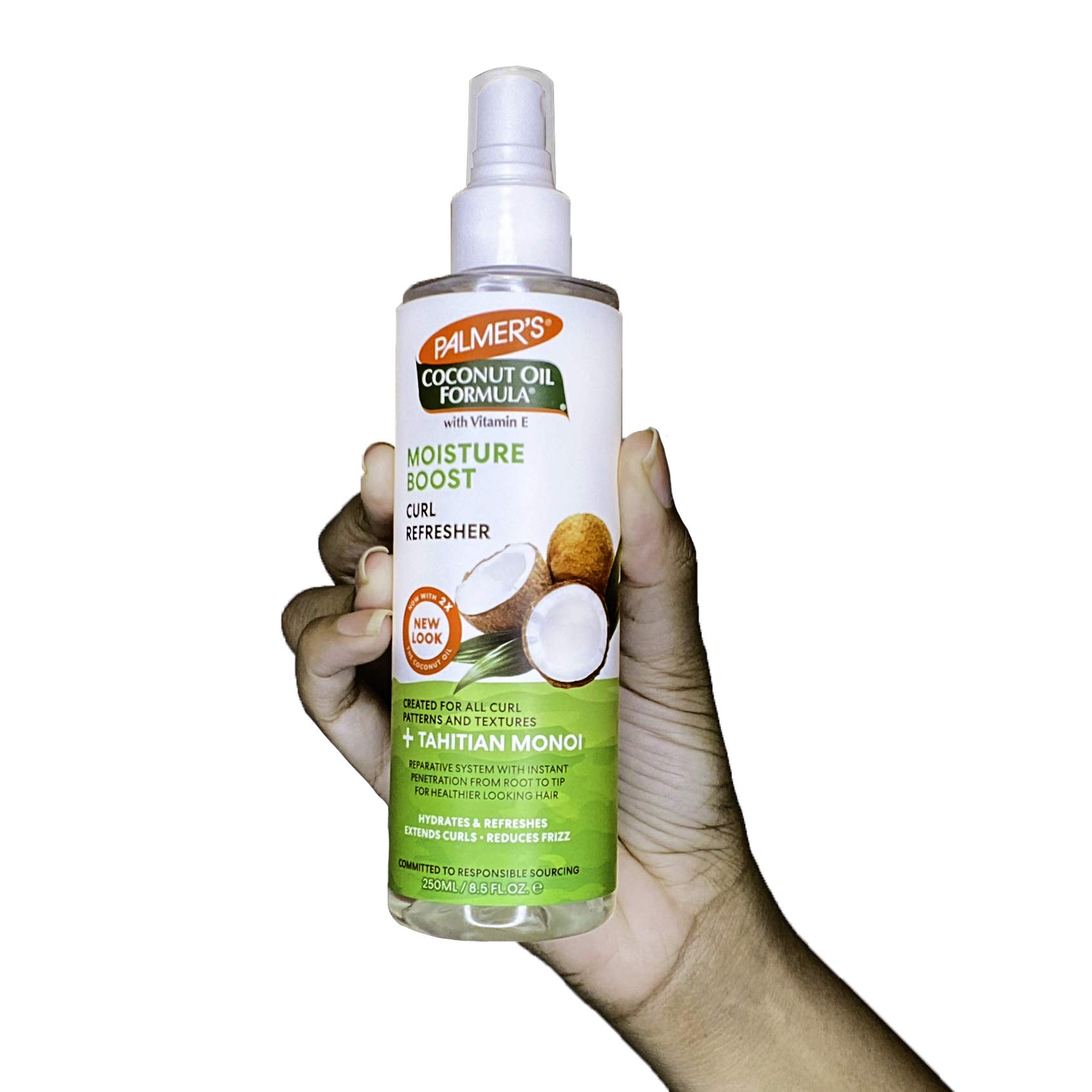 Palmer's Coconut Oil Formula Moisture Boost Curl Refresher Spray, 8.5 Ounce