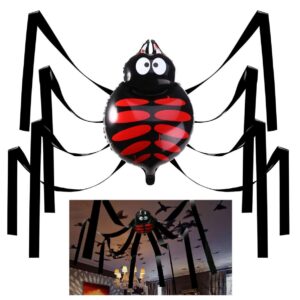 halloween decorations hanging spider with balloon for halloween party or haunted house decorations – 20 feet