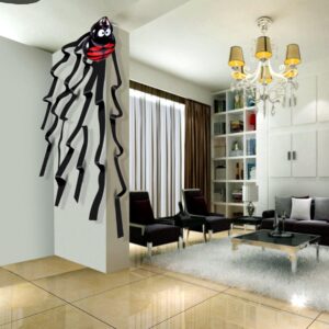 Halloween Decorations Hanging Spider with Balloon for Halloween Party or Haunted House Decorations – 20 Feet