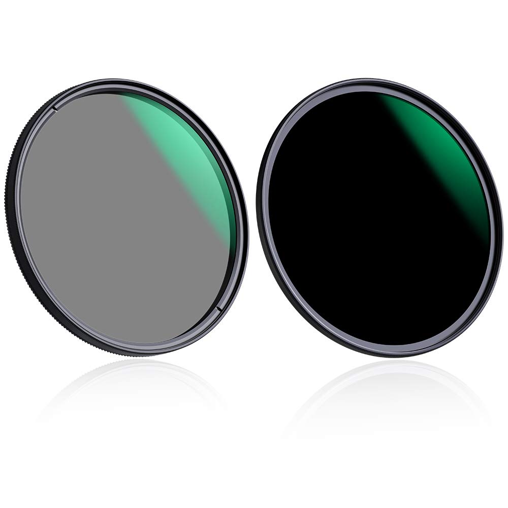 K&F Concept 72mm ND1000 CPL Lens Filter Kit (2 Pcs) Neutral Density ND1000 + Circular Polarizer Filter with 24 Multi-Layer Coatings for Camera Lens