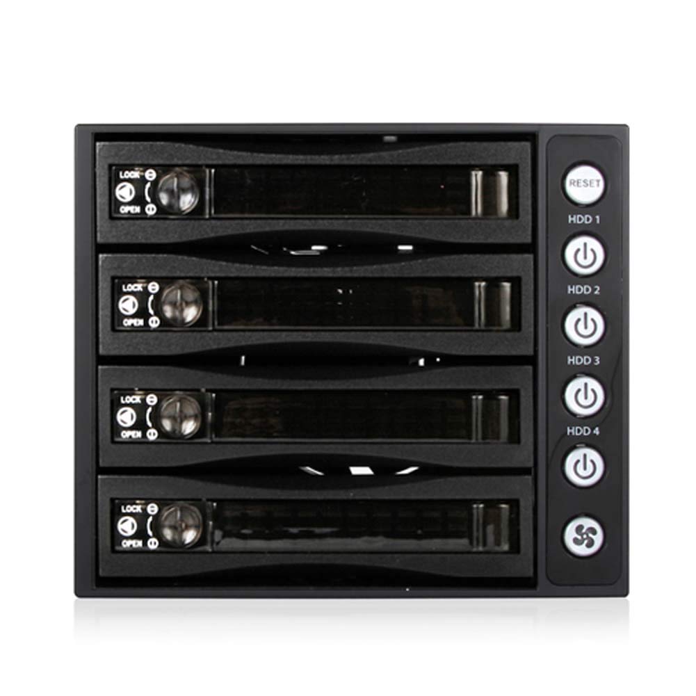 i-Star BPU-340HD-BPL 3X 5.25 to 4X 3.5 2.5" 12Gb/s HDD SSD Hot-swap Rack