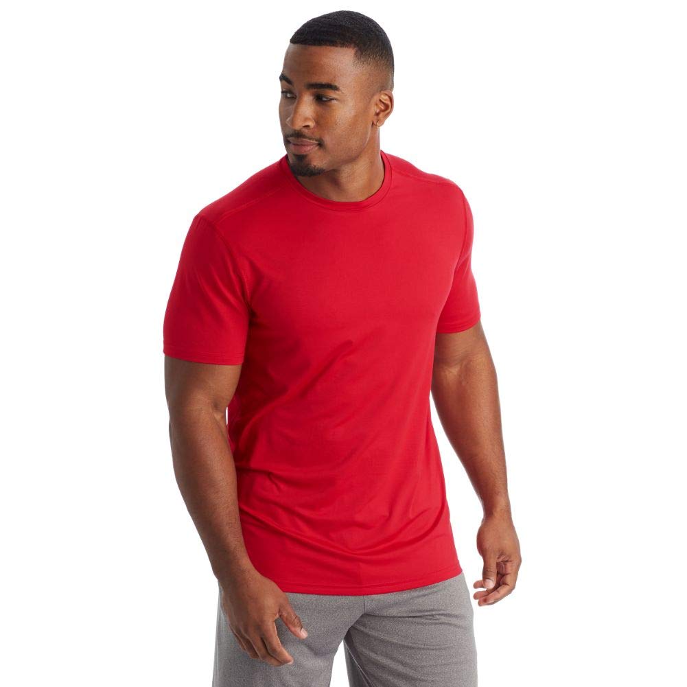 C9 Champion Men's Short Sleeve Tech Tee, Ripe Red, XL