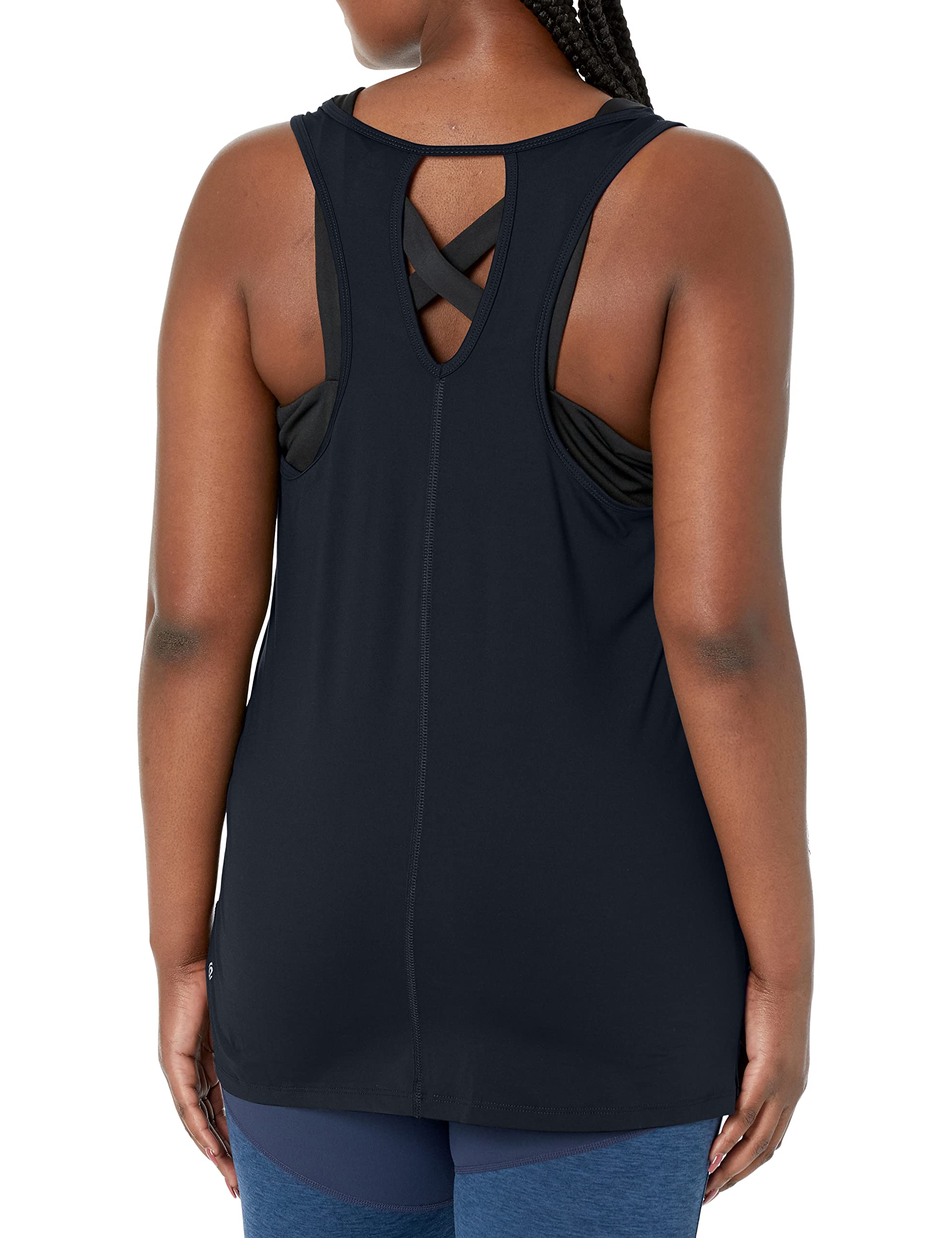 C9 Champion Women's Graphic Tank, EBONY/STAY BALANCED PLUS, XXL