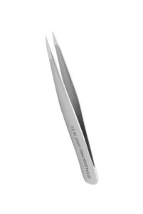 ingrown hair tweezers - staleks pro - type 5 - pinpoint tip tweezer - surgical stainless steel - durability - precision - handmade - for experts - and professionals.