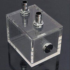 tatoko 200ml acrylic water tank cooler water cooling radiator pc cpu water block