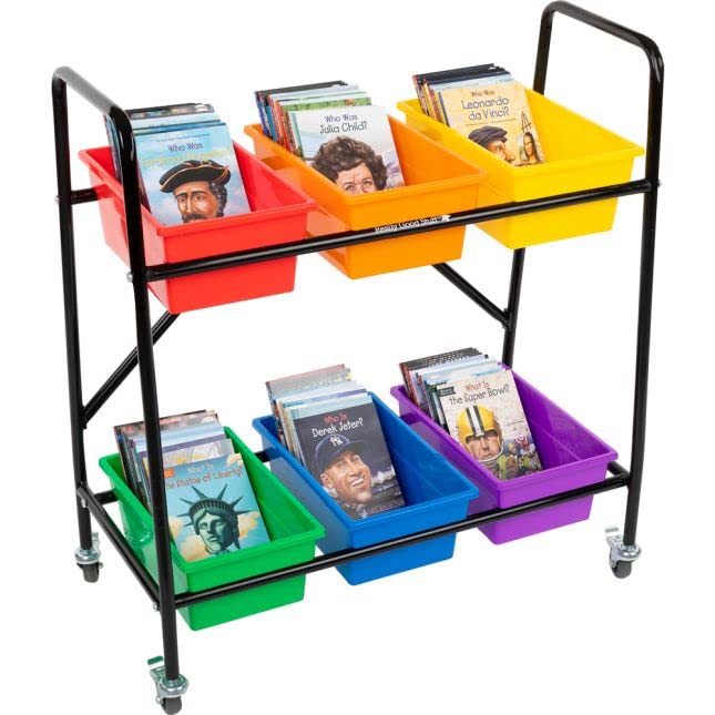 Really Good Stuff Mid-Size Mobile Storage Rack - 1 Rack