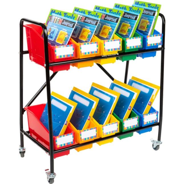 Really Good Stuff Mid-Size Mobile Storage Rack - 1 Rack