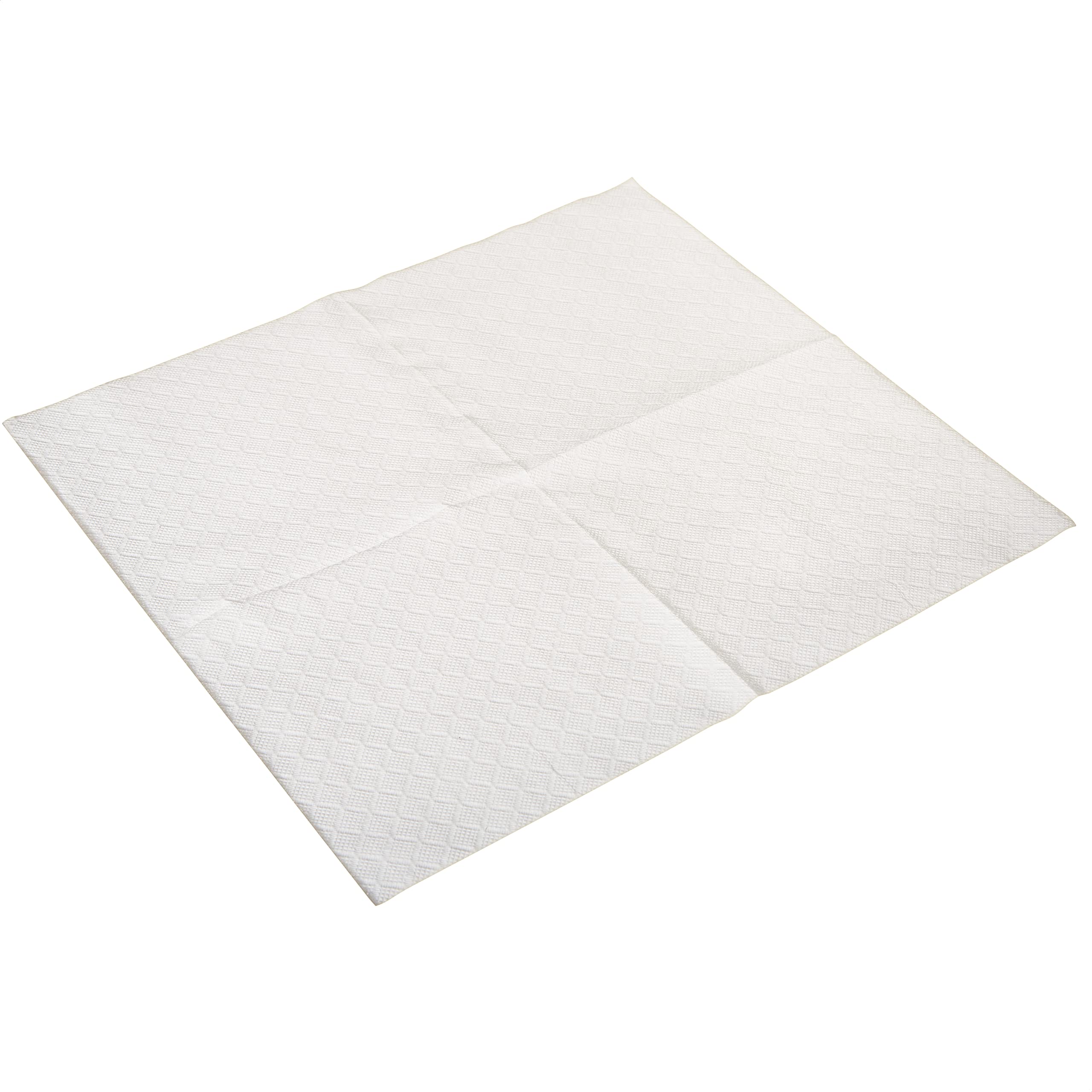 AmazonCommercial 1-Ply White Lunch Napkins, Bulk, Disposable Paper Napkins, FSC Certified, 250 Napkins per Pack (12 Packs)(12 x 12 Sheet)