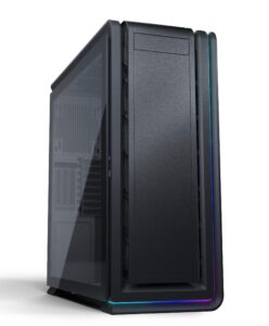 phanteks enthoo 719 (ph-es719ltg_dbk01) high performance full tower case – tempered glass, aluminum panels, dual system/psu support, massive storage, fan hub, digital-rgb lighting, black