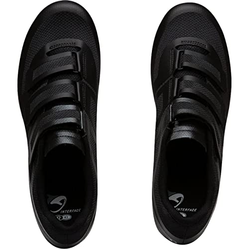 PEARL IZUMI Men's Quest Road Cycling Shoe, Black/Black, 46