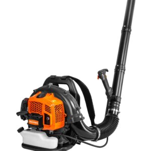 PROYAMA 54CC Gas Powered Backpack Leaf Blower 780CFM 248MPH Extreme Duty 2-Cycle Gasoline Powered Leaf blowers for Lawn Care Yard Snow Blowing Dust Debris