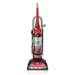 hoover windtunnel max capacity upright vacuum cleaner with hepa media filtration, uh71100, red