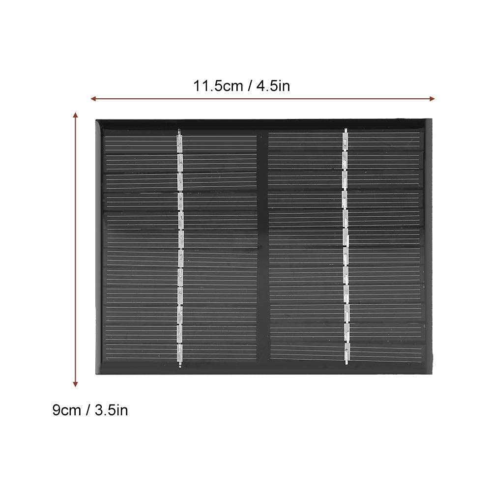 Panel,1.5W 12V Portable Outdoor Waterproof Charger for Emergency Lights, Advertising Lights, Traffic Lights, Home Lights, Electric Fans